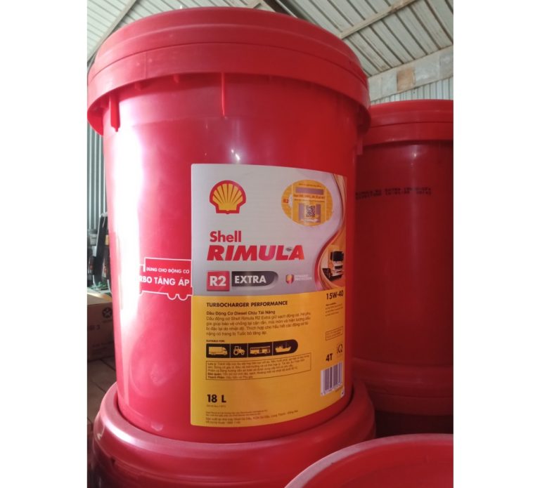 Nhớt động cơ Shell Rimula R2 Extra 20W50 chính hãng
